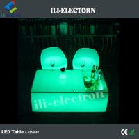 China Outdoor Illuminated Ice Bucket Table Color Changing Water Resistant for sale