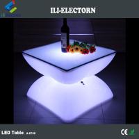 China luminous LED bar table led plastic hotel coffee table for sale
