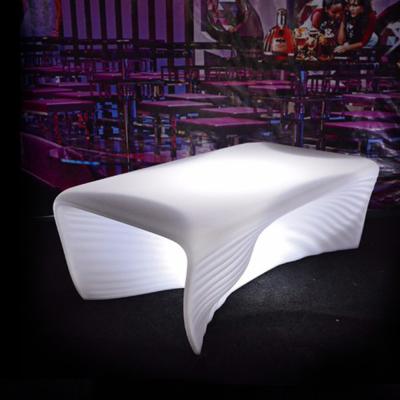 China Illuminated Modern LED Glow Furniture , Interactive LED Lounge Table for sale
