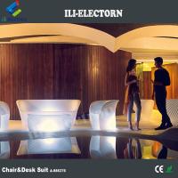 China Illuminated Modern LED Glow Furniture , Interactive LED Lounge Table for sale