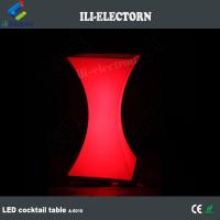 China Square LED Light Cocktail Table Illuminated Waterproof For Wedding for sale