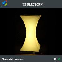 China Square LED Light Cocktail Table Illuminated Waterproof For Wedding for sale