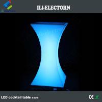 China Square LED Light Cocktail Table Illuminated Waterproof For Wedding for sale