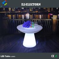 China Brightsome Household Plastic Rechargeable LED Dinner Table for sale