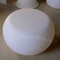China rechargeable LED Furniture round Coffee Table for Garden for sale