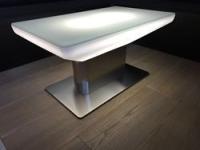 China LED Light Bar Furniture Cocktail Night Club Table For Party for sale