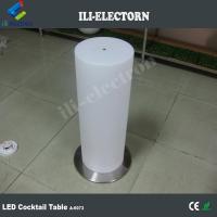 China glass table top illuminated bar table led cocktail table for sale