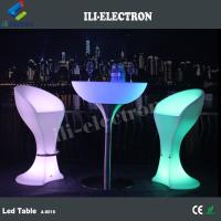 China Factory Cheap Price Bar Furniture LED Illuminated Bar Table for sale