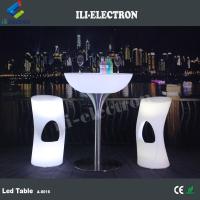 China Factory Cheap Price Bar Furniture LED Illuminated Bar Table for sale