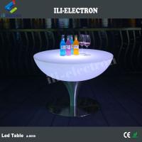 China Factory Cheap Price Bar Furniture LED Illuminated Bar Table for sale
