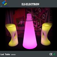 China RGB Color Change LED Bar Table, Modern Glowing cocktail table for sale