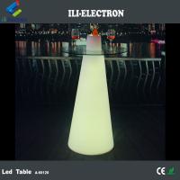 China RGB Color Change LED Bar Table, Modern Glowing cocktail table for sale