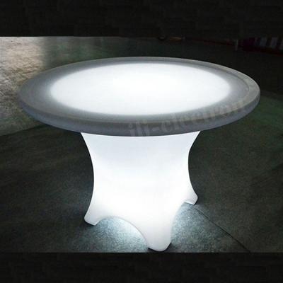 China ILI lighting furniture LED Round Banquet Tables for sale
