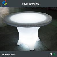 China ILI lighting furniture LED Round Banquet Tables for sale