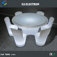 China ILI lighting furniture LED Round Banquet Tables for sale