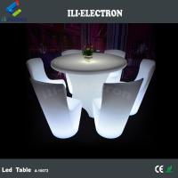 China ILI lighting furniture LED Round Banquet Tables for sale