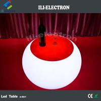 China Modern Commercial LED Illuminated Cocktail Table With Rechargeable Lithium Battery for sale