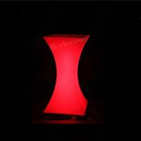 China Rotational Moulding Plastic Modern Color Change Bar Furniture LED Table for sale