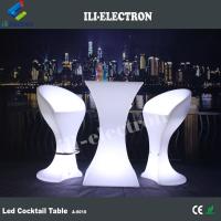 China Rotational Moulding Plastic Modern Color Change Bar Furniture LED Table for sale