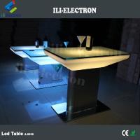 China Outdoor&Indoor Color Changing Plastic Square LED Dining Table for sale