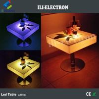 China Led Garden Table Night Club Furniture color Cocktail table LED furniture for sale