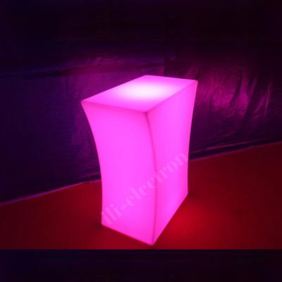 China Waterfpoof led table light up table bar furniture led coffee table for sale