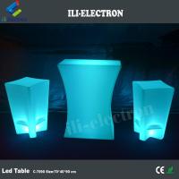 China Waterfpoof led table light up table bar furniture led coffee table for sale