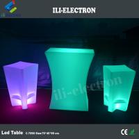 China Waterfpoof led table light up table bar furniture led coffee table for sale