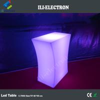 China Waterfpoof led table light up table bar furniture led coffee table for sale