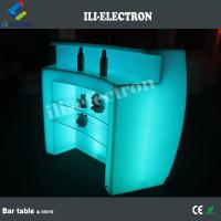 China PE Material LED Coffee Table LED Furniture LED Bar Furniture for sale