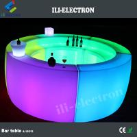 China PE Material LED Coffee Table LED Furniture LED Bar Furniture for sale