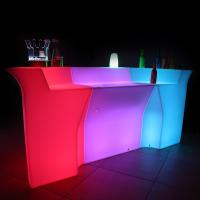 China Rechargeable Glow Table Outdoor Garden Bar LED Furniture for sale