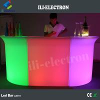 China Rechargeable Glow Table Outdoor Garden Bar LED Furniture for sale