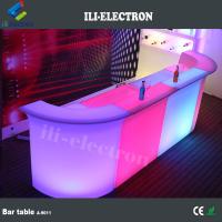 China Rechargeable Glow Table Outdoor Garden Bar LED Furniture for sale