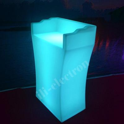 China outdoor event plastic led portable reception desk for sale