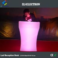 China outdoor event plastic led portable reception desk for sale
