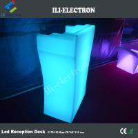China outdoor event plastic led portable reception desk for sale