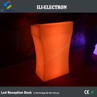 China outdoor event plastic led portable reception desk for sale
