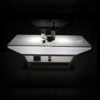 China PE plastic LED glowing bar table/ lounge table/ livingroom table for sale