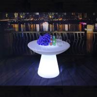 China Modern remote control PE plastic led luminous table for sale