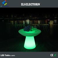 China Modern remote control PE plastic led luminous table for sale
