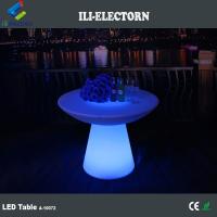 China Modern remote control PE plastic led luminous table for sale