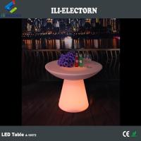China Modern remote control PE plastic led luminous table for sale