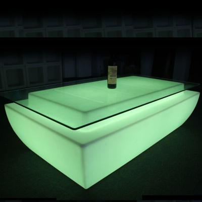 China Stylish remote control LED illumination glowing bar table/ bar cassette for sale