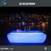 China Stylish remote control LED illumination glowing bar table/ bar cassette for sale