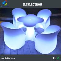 China Rechargeable battery operated glowing led bar tables for sale