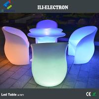 China Rechargeable battery operated glowing led bar tables for sale