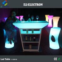 China 16 colors changing remote control cheap bar table for sale