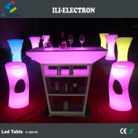 China 16 colors changing remote control cheap bar table for sale