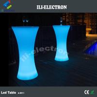 China Indoor and Outdoor used High Top LED bistro table for sale